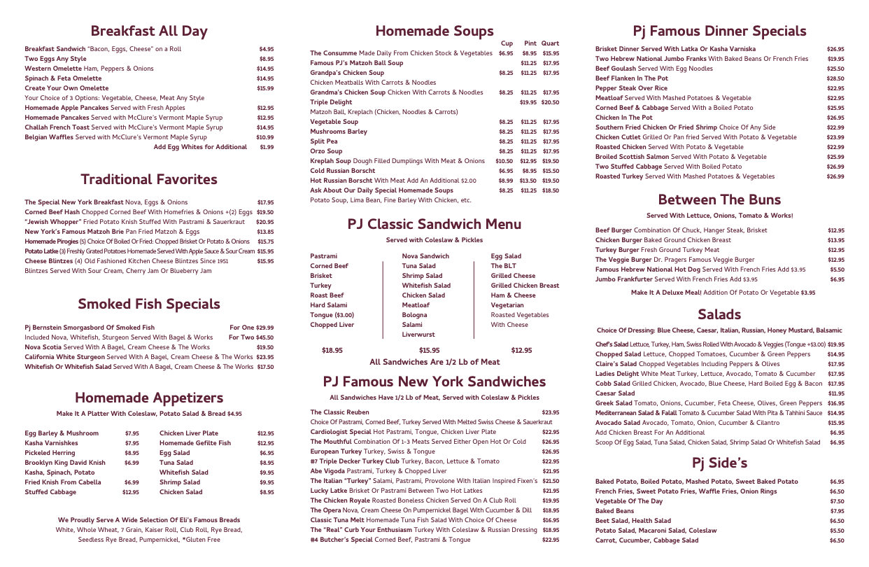 PJ Bernstein Deli